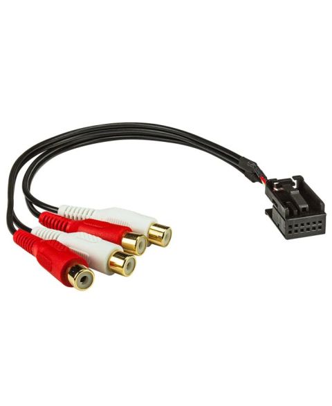 Elutstyr - Connect C9502-RCA - Linjeutgang-adapter, Audi /m MFD2, Seat, VW